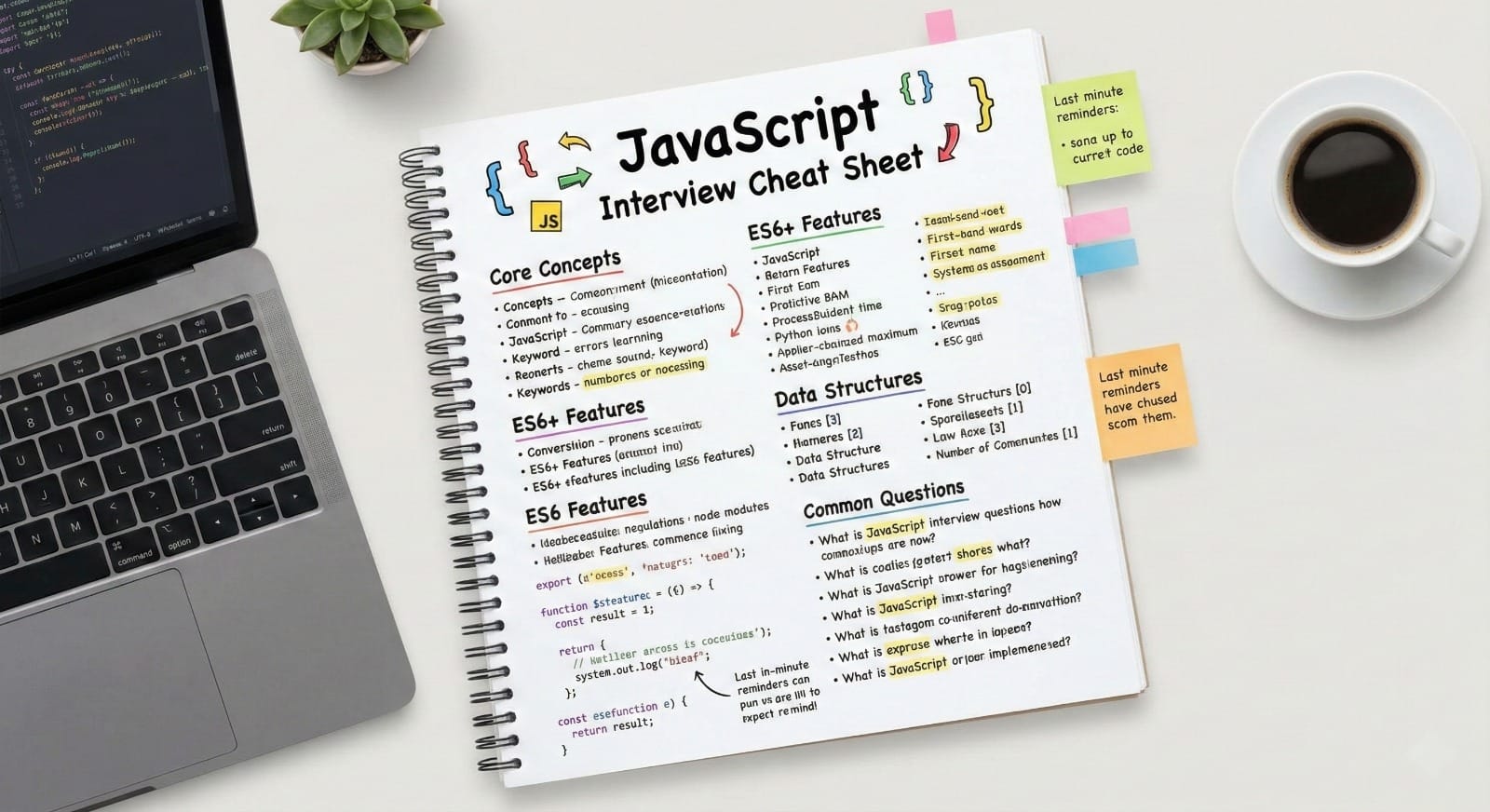 The Ultimate JavaScript Interview Cheat Sheet (2026 Edition) - CS Corner Sunita Rai